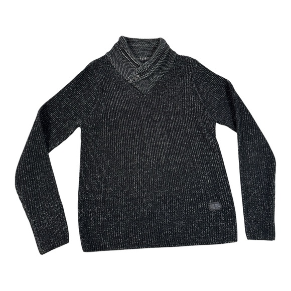 Xios New York | Sweaters | Xios New York Mens Sweater Zipper Black Gray ...
